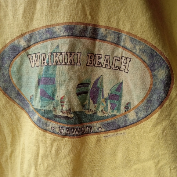 Optima | Shirts | Waikiki Beach Hawaii Short Sleeve Tshirt | Poshmark